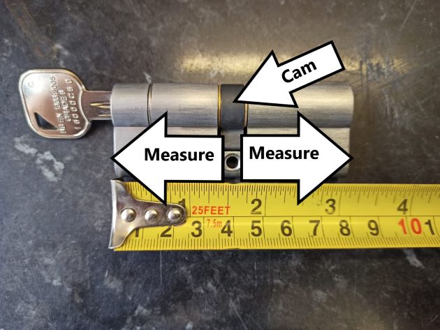 Changing a Euro Cylinder Lock on Composite, UPVC or Auminum Door