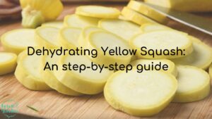 Dehydrating yellow squash step-by-step | DIY Home & Garden