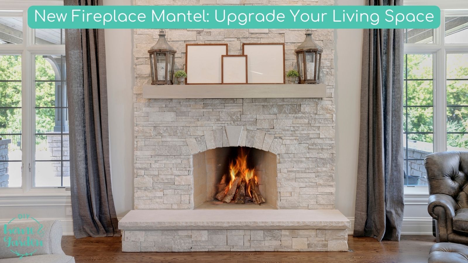 How to Choose & Install a Fireplace Mantel | DIY Home Garden